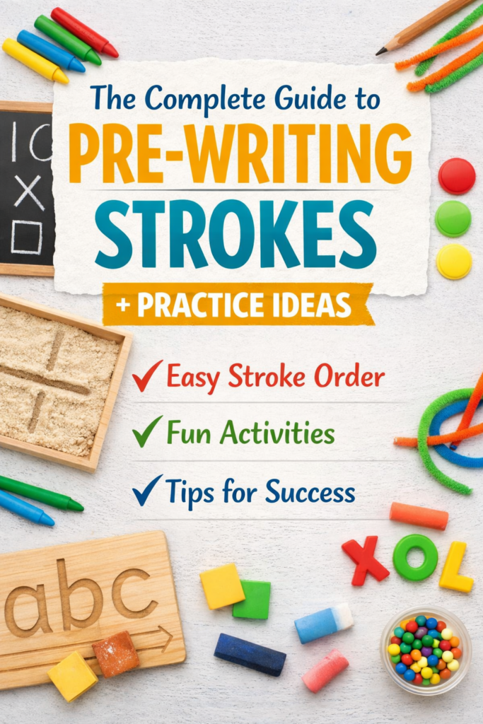 The Complete Guide to Pre-Writing Strokes (With Practice Ideas ...
